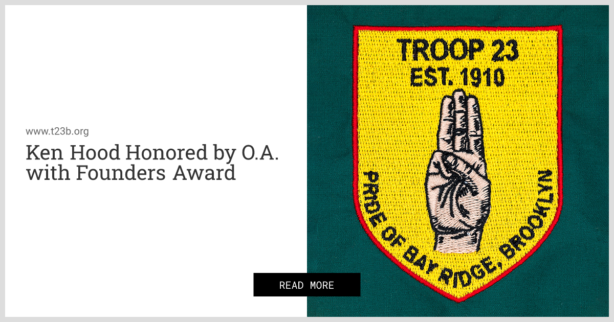Ken Hood Honored by O.A. with Founders Award